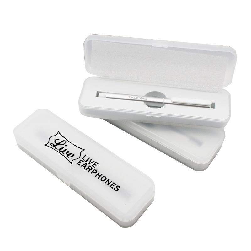 Aluminum Tube Clicker Fountain Pen with Box – I Want Gift
